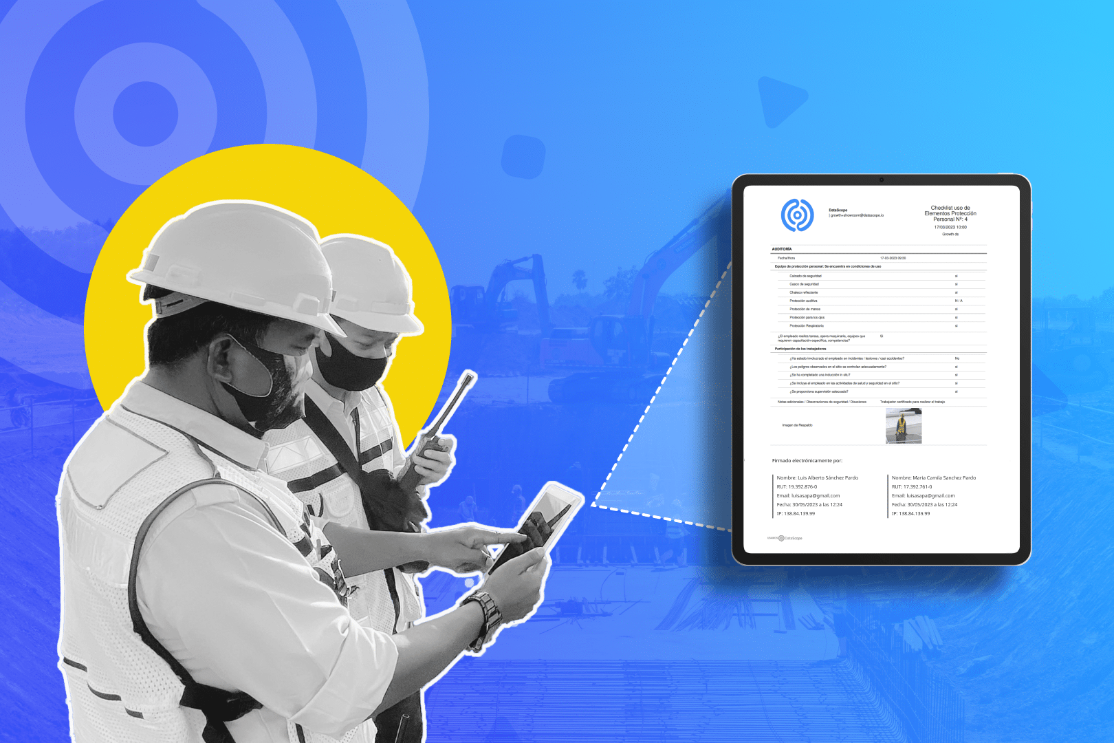 Reporte incidentes fácilmente con DataScope