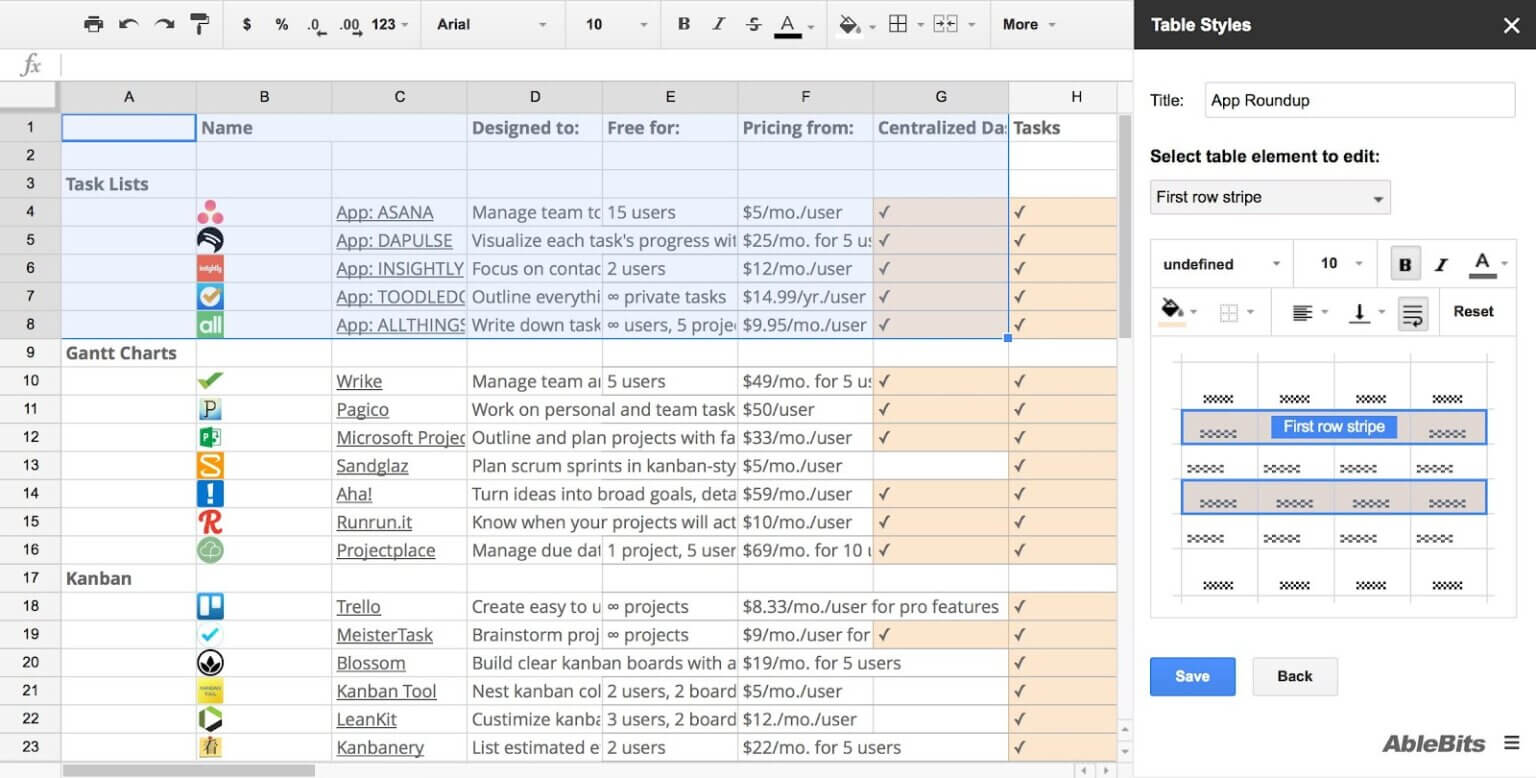 51 complementos de Google Sheets I DataScope