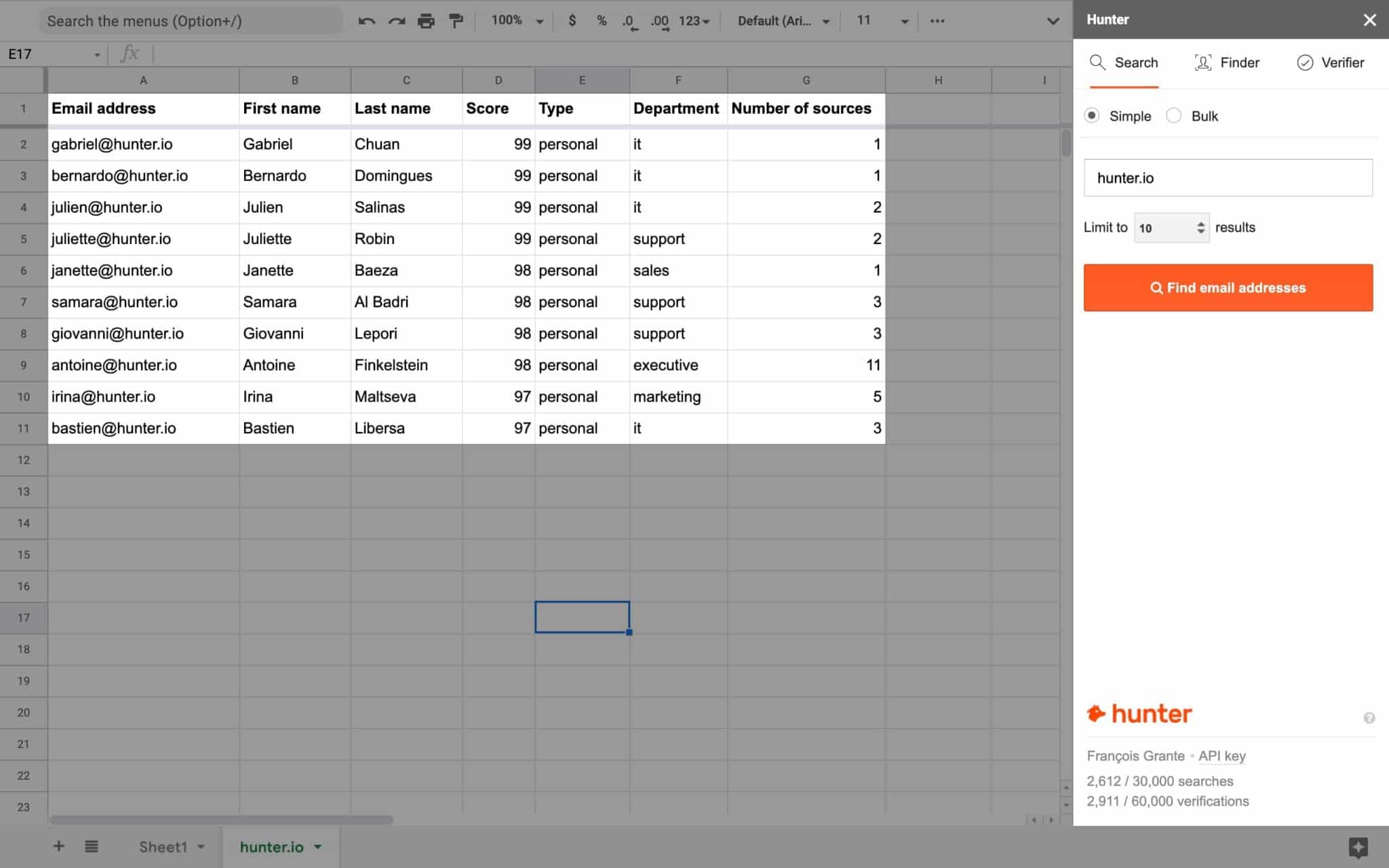 51 complementos de Google Sheets I DataScope