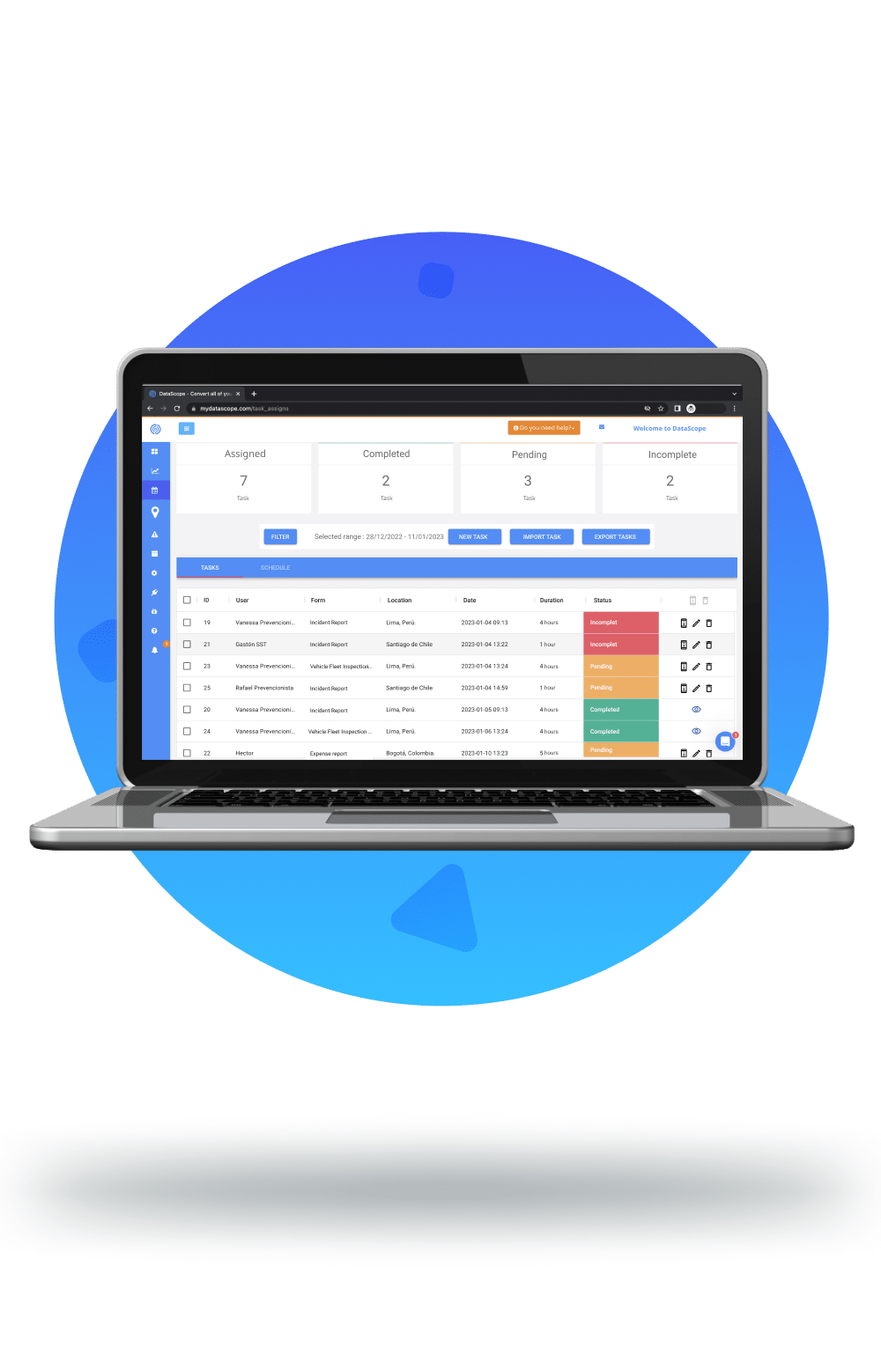 Digital and efficient work orders I DataScope App