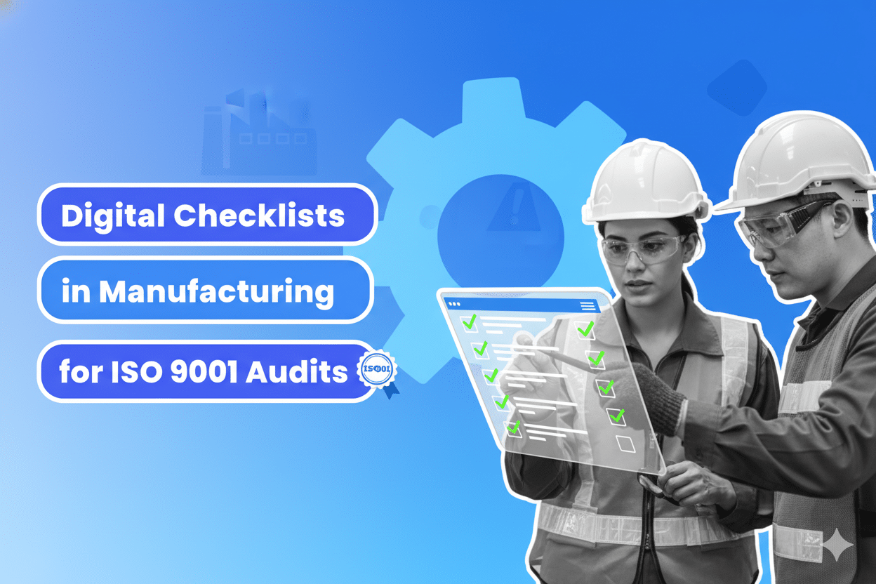 Digital Checklists in Manufacturing for ISO 9001 - DataScope